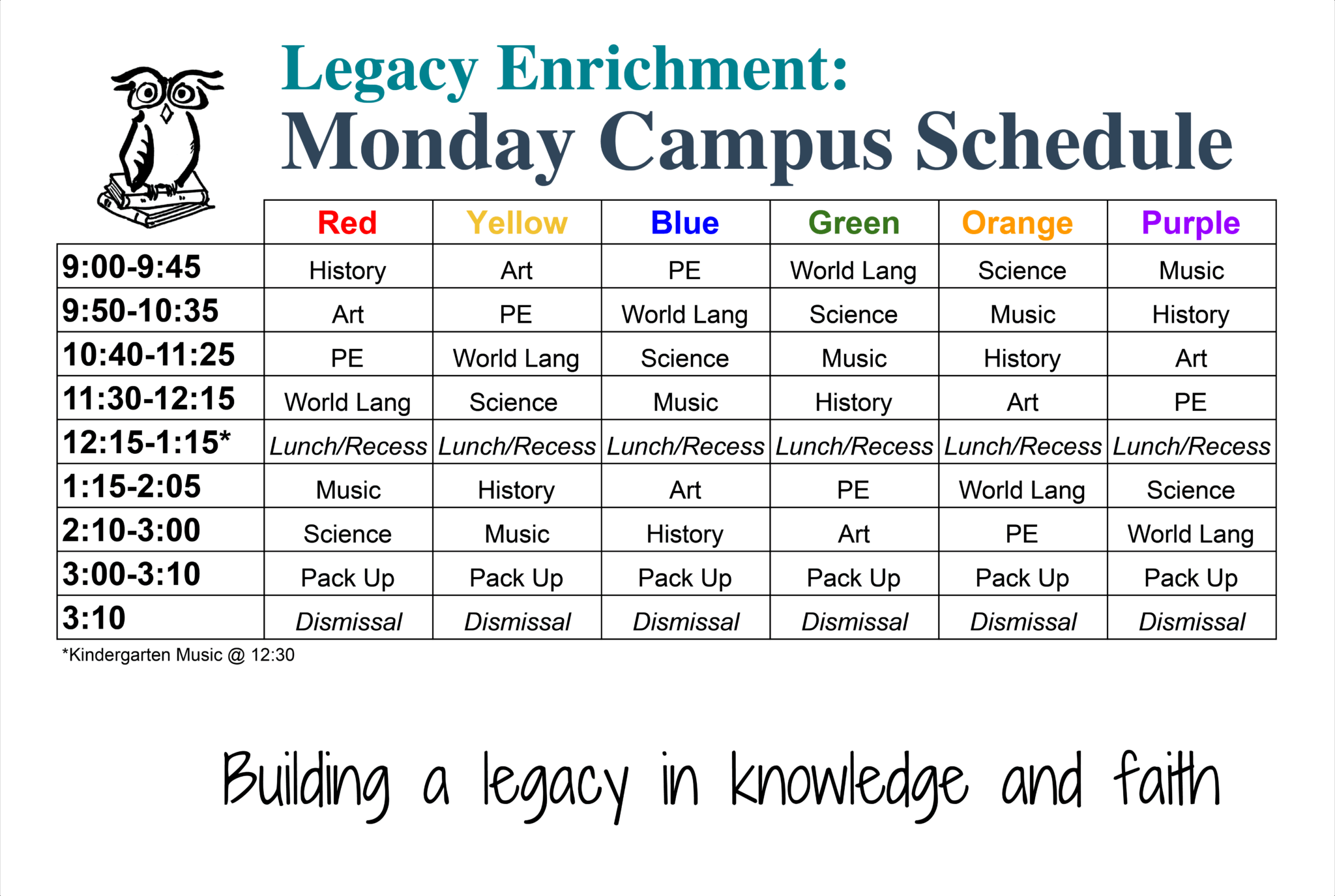 Monday Campus – Legacy Homeschool Enrichment
